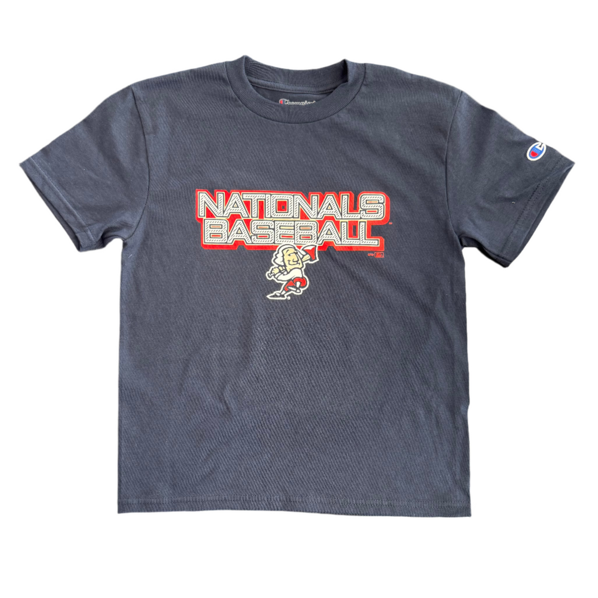 FredNats Youth Champion Navy Lines Tee – Fredericksburg Nationals ...